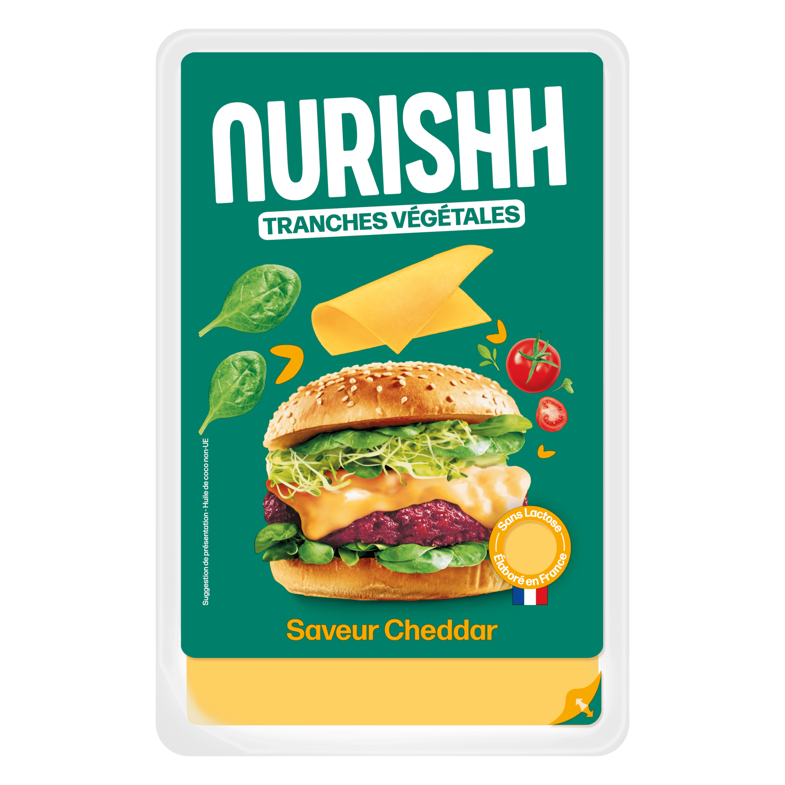 Nurishh® Tranches Saveur Cheddar 8 x 20 g - Bel Foodservice | Belgium